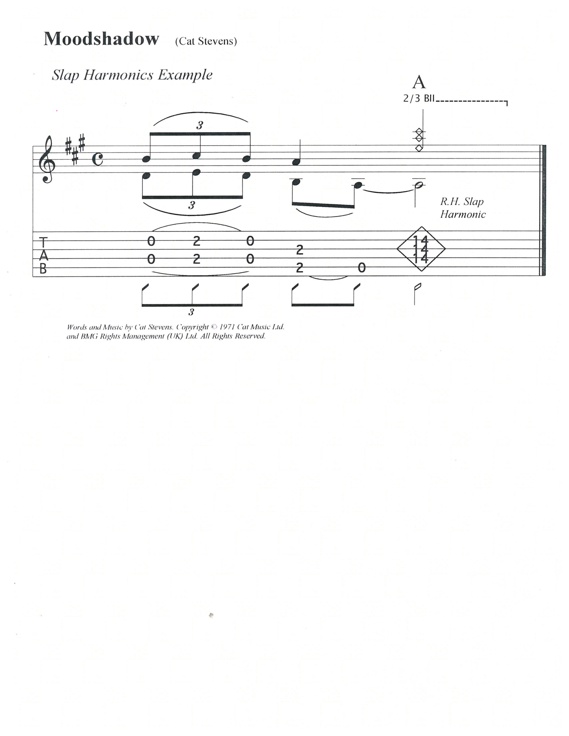 “Slap” Harmonics – Mark Hanson